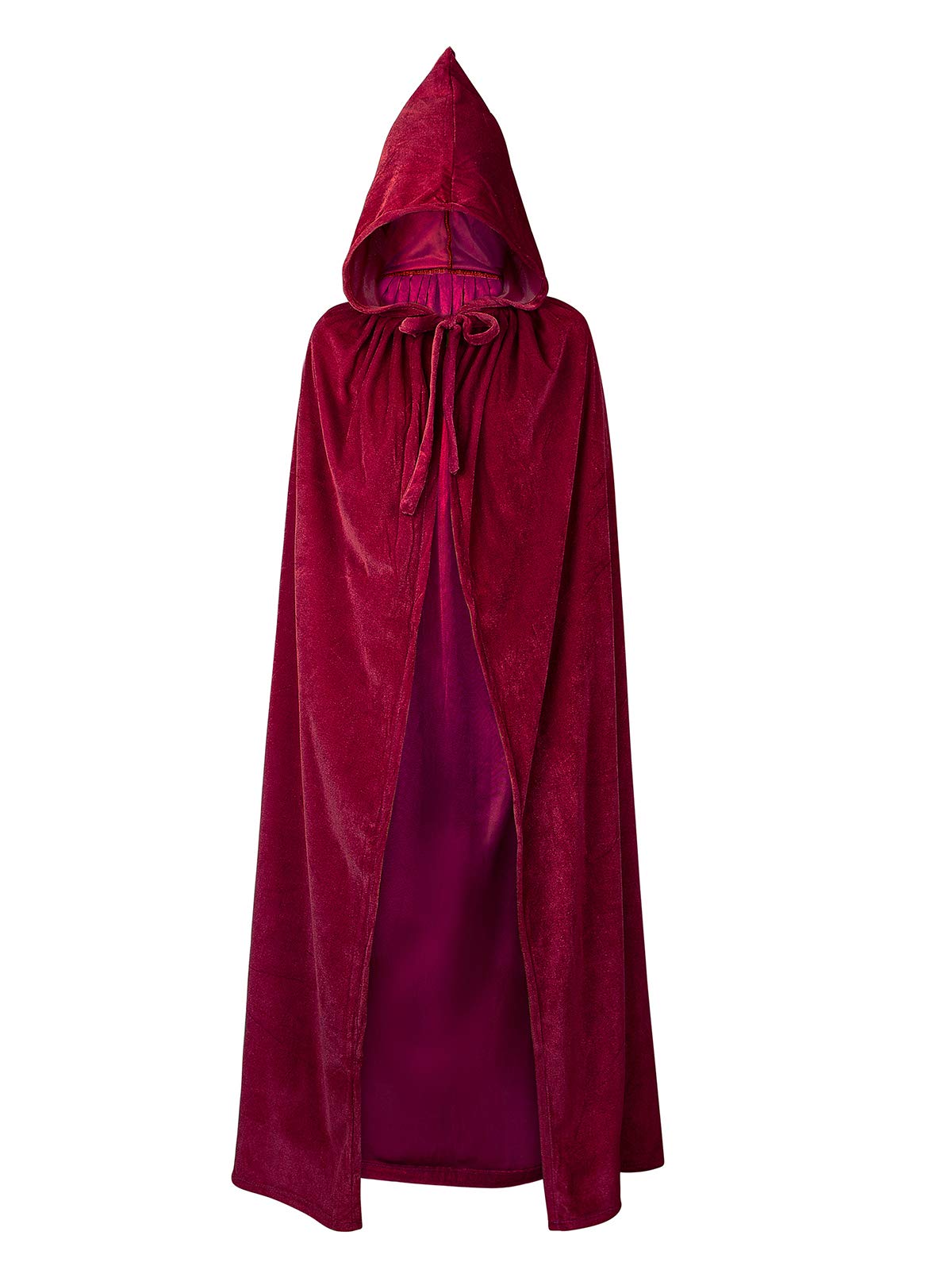 Century Star Women's Full Length Velvet Hooded Cape Unisex Cloak Cape ...