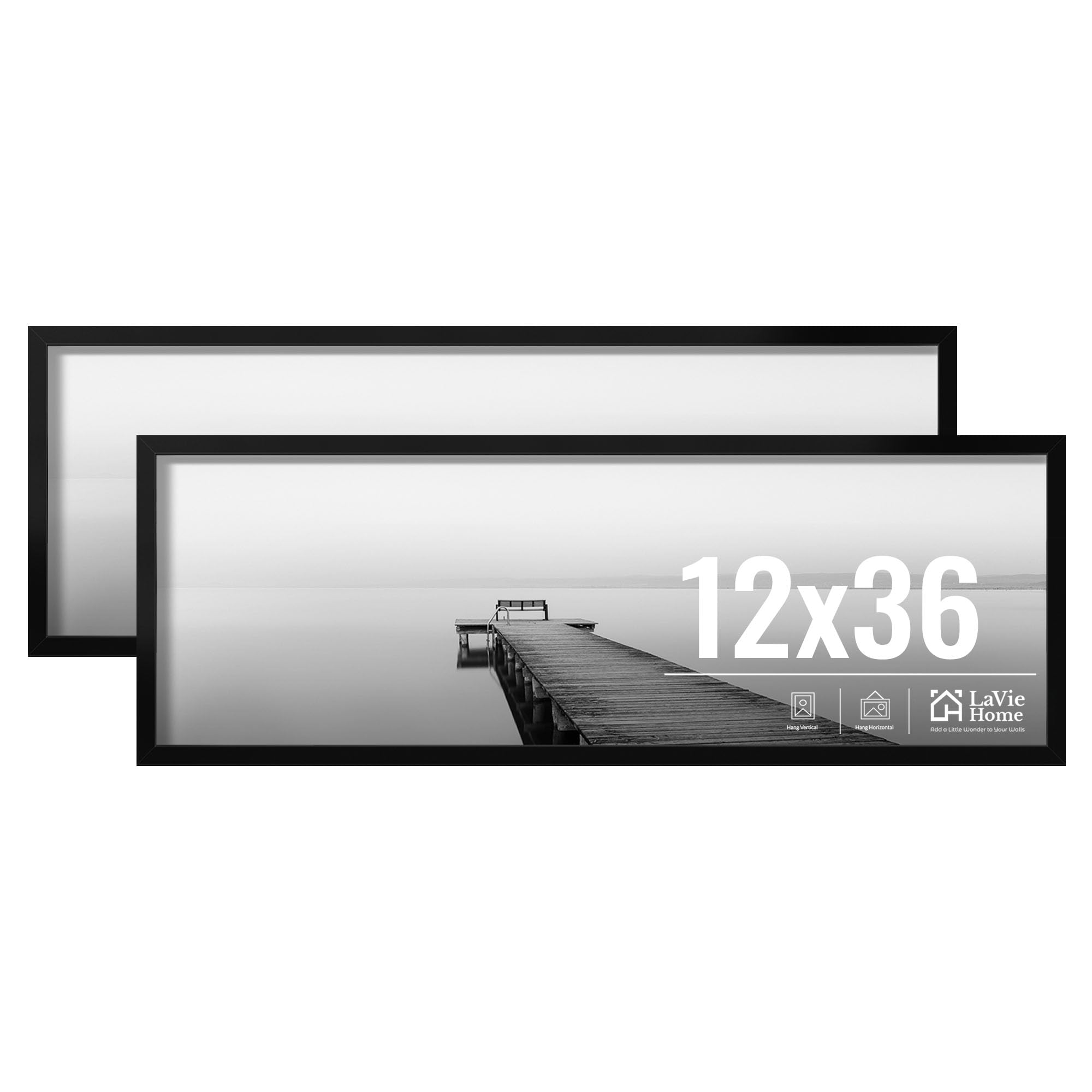 Amazon.com - LaVie Home 12x36 Picture Frame 2 pack, Display Pictures 12 ...