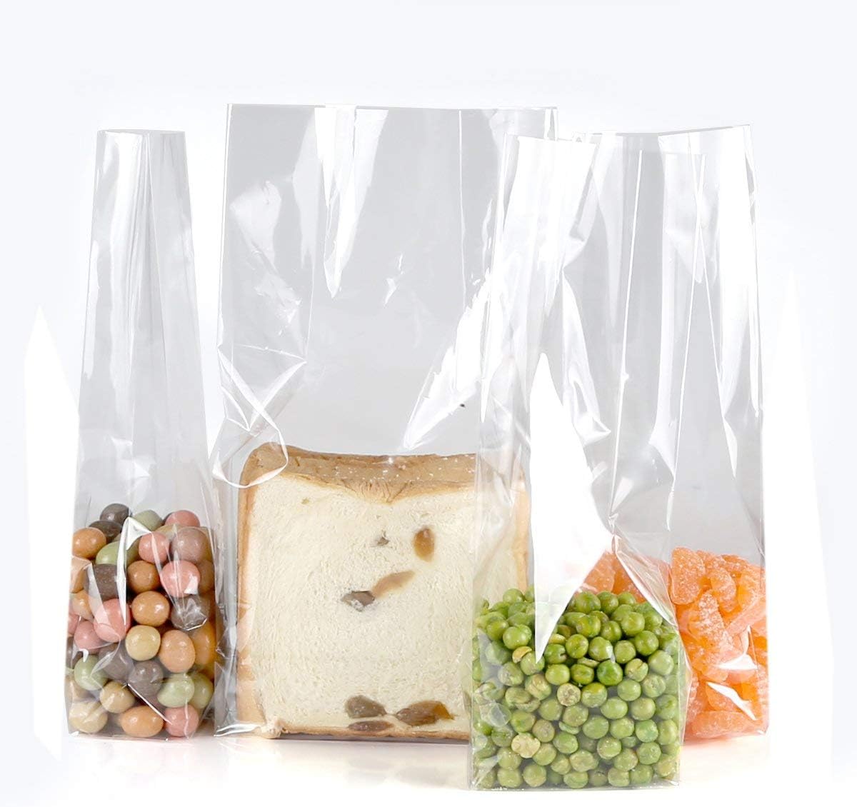 Amazon.com: Opp Clear Plastic Bags-Food Storage Cellophane Bag,Gift ...