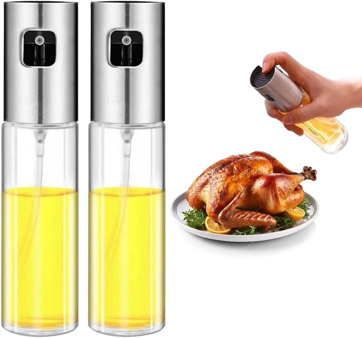 Amazon.com: Shiadarix Oil Sprayer for Cooking, Olive Oil Sprayer Mister ...