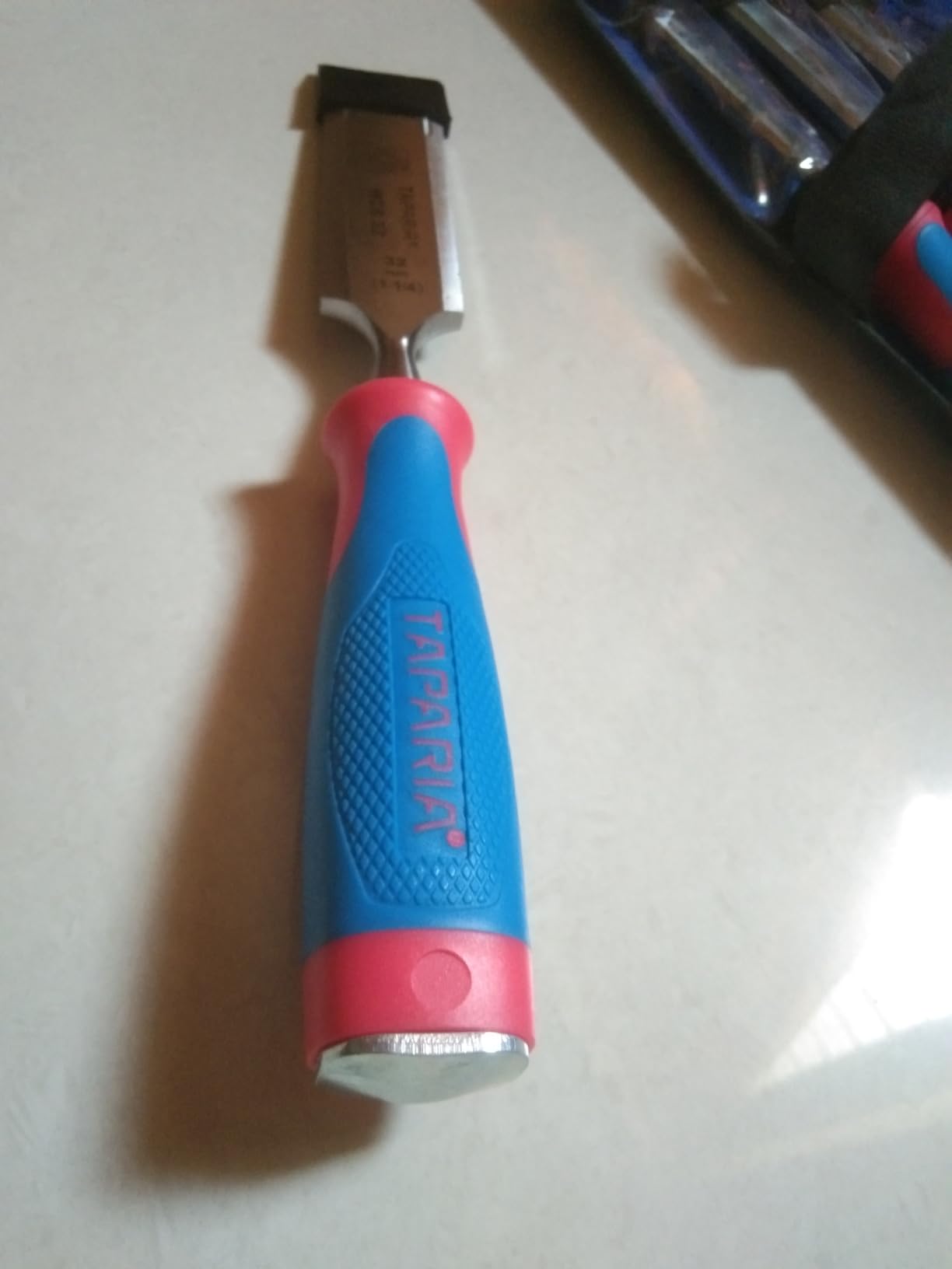 TAPARIA Wood Working Chisel Set of 5 Hardened Chisel Set with Carrying ...