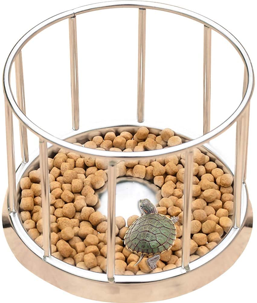 Amazon.com : La La Pet® Stainless Steel Reptile Turtle Food Water ...