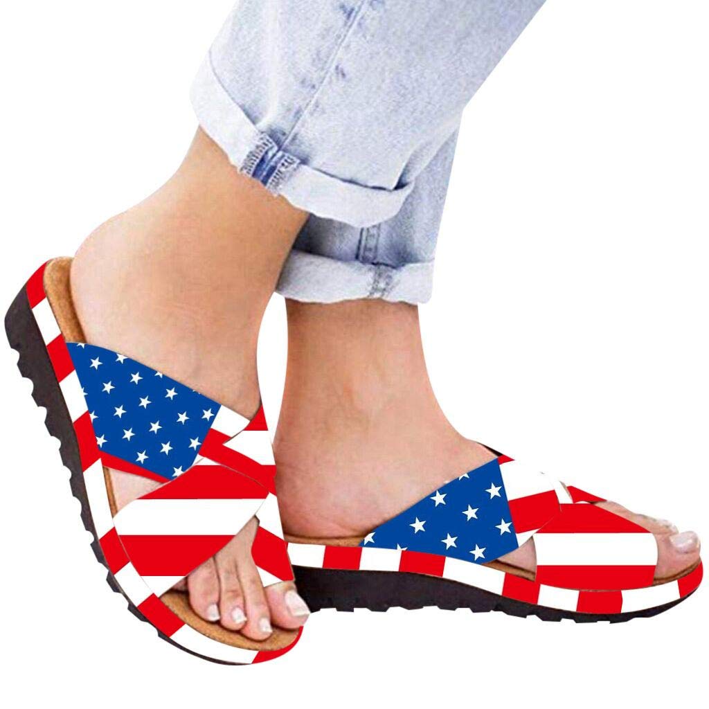 American Flag Toes