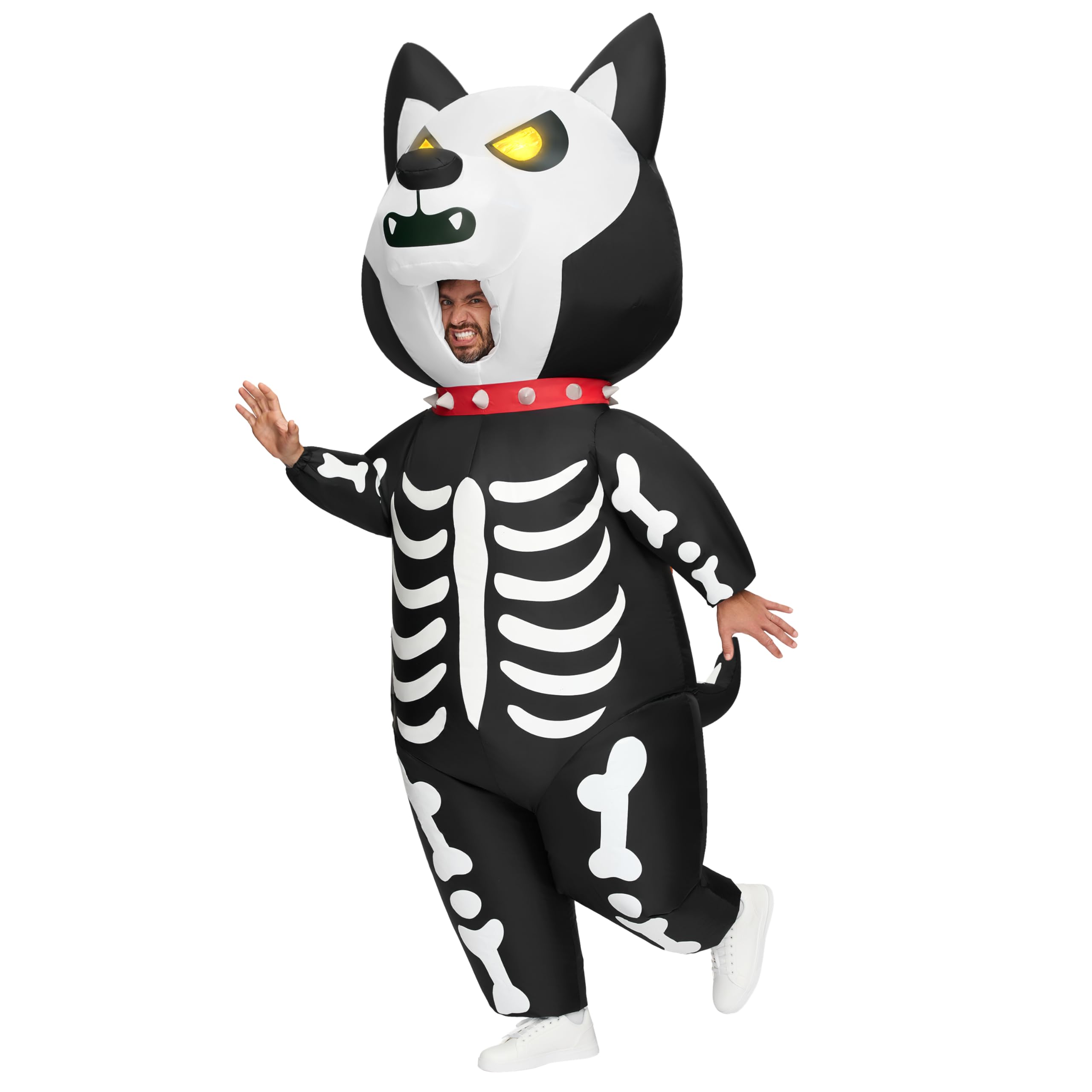 Spooktacular Creations Adults Inflatable Costumes, Light Up Eyes ...
