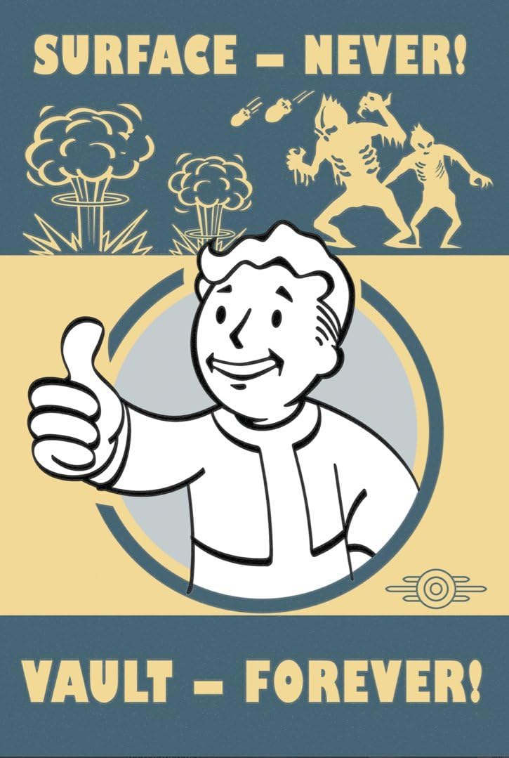 Amazon.com: FanWraps Fallout 4 "Surface Never - Vault Forever Vintage ...
