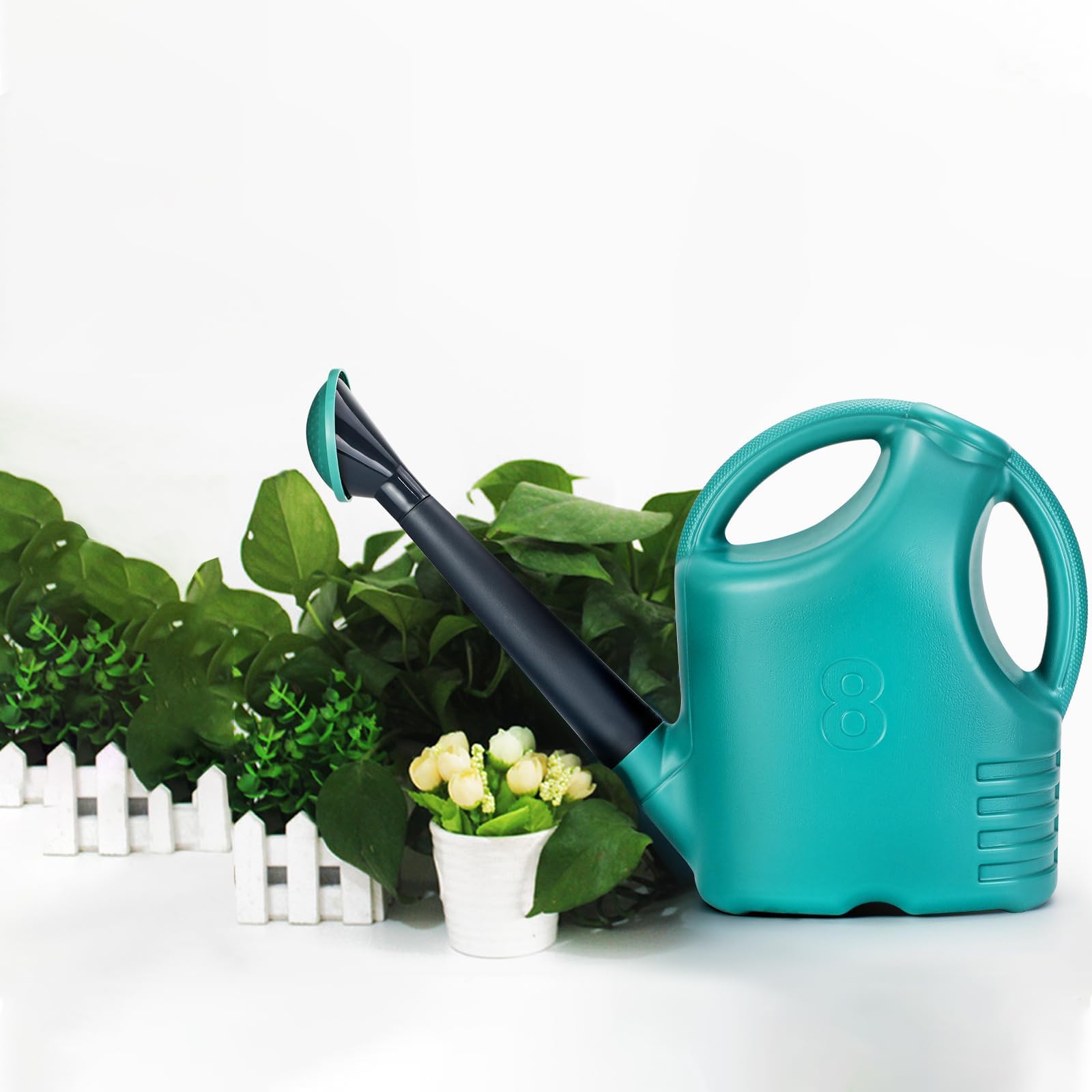 Hoople Regadera de 2 galones para plantas, regaderas de jardín, flores ...