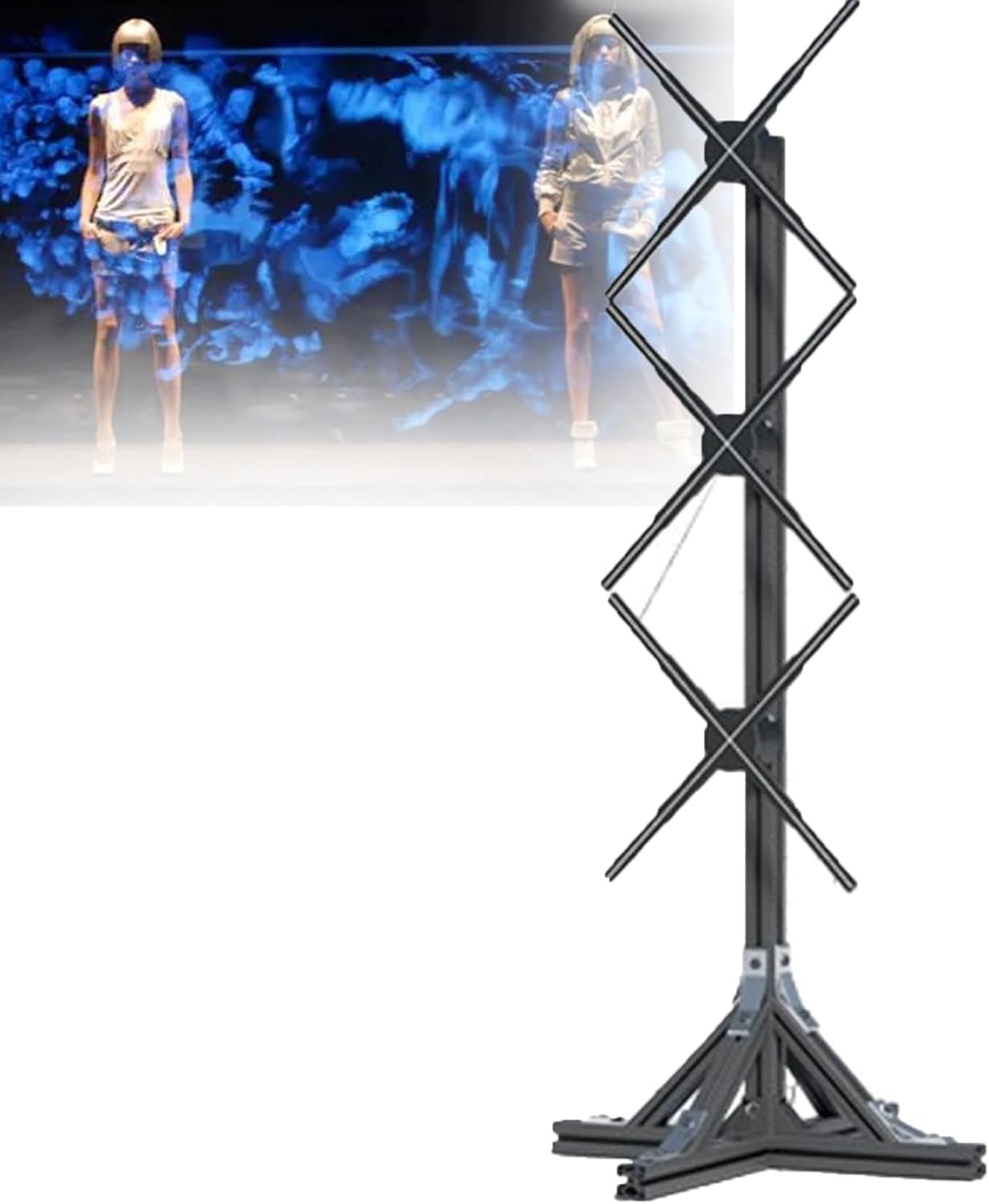 50cm 3D Hologram Fan, 1x3 3D ??Hologram Projector, Human Size 3D ...