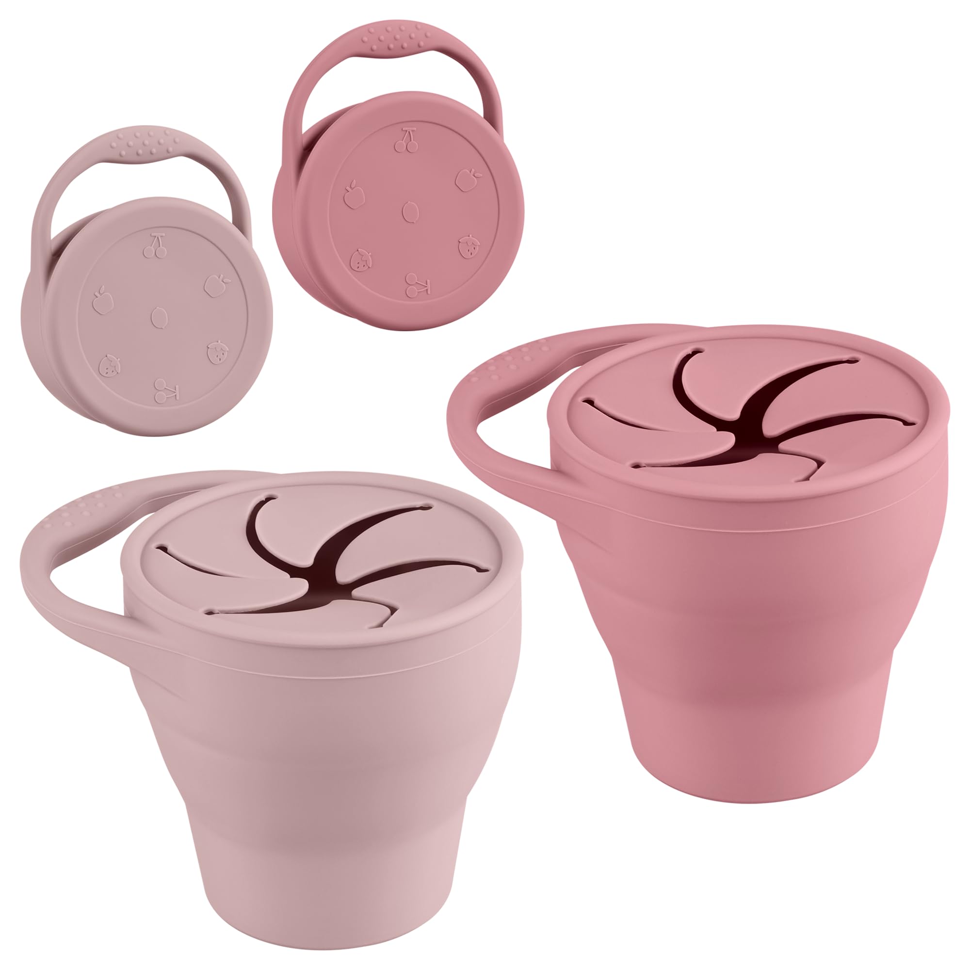 Amazon.com: Nothomme Snack Containers, Silicone Snack Cups for 6-12 ...