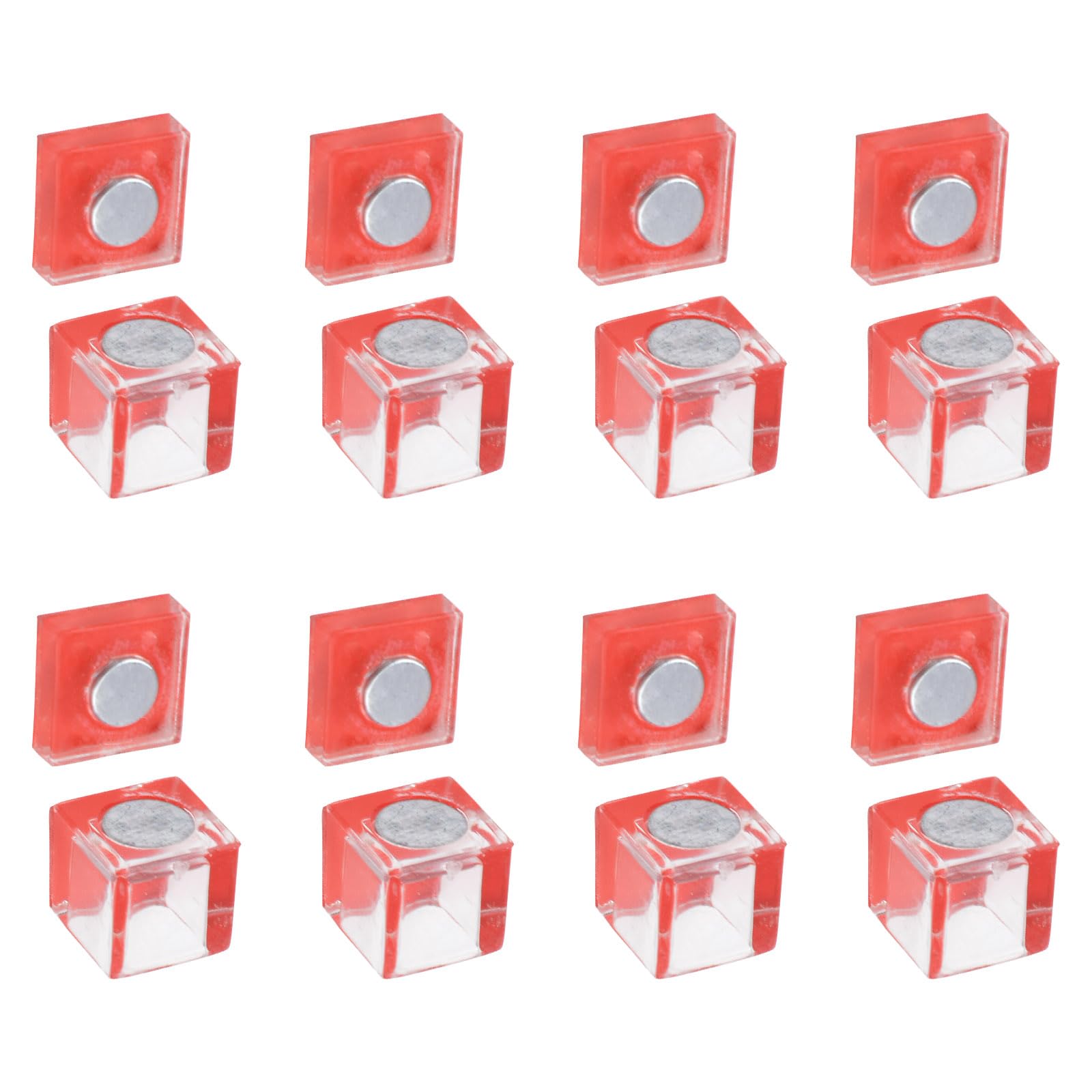 UFURMATE Magnetic Latches, 8 Sets Transparent Acrylic Cabinet Magnetic ...