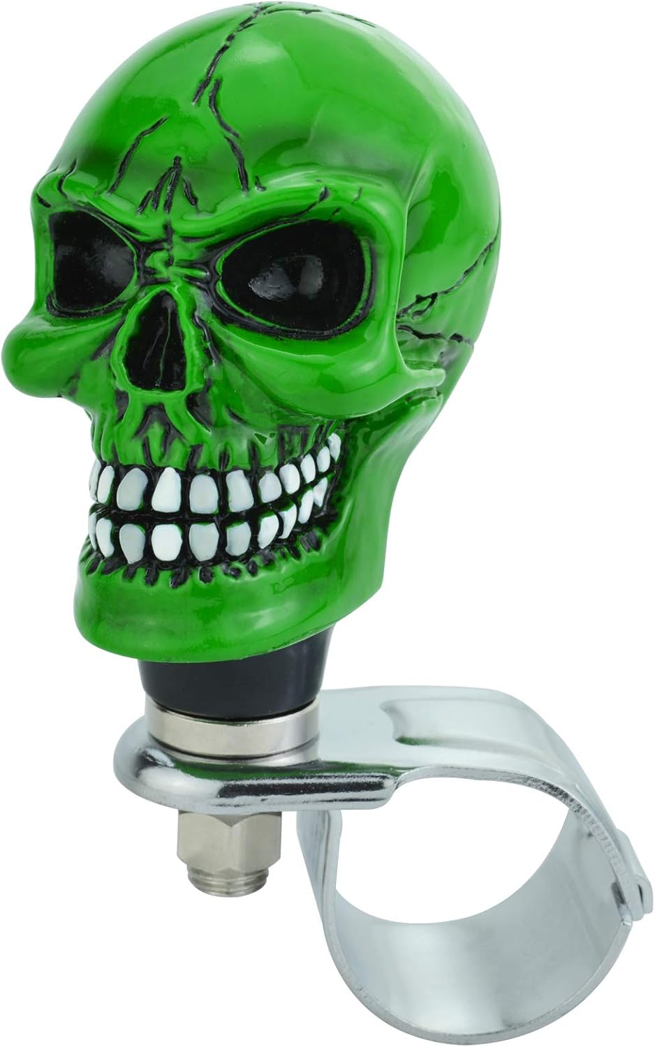 Amazon.com: Lunsom Wheel Spinner Knob, Skull Shape Car Turning Driving Suicide Knob Power Handle ...
