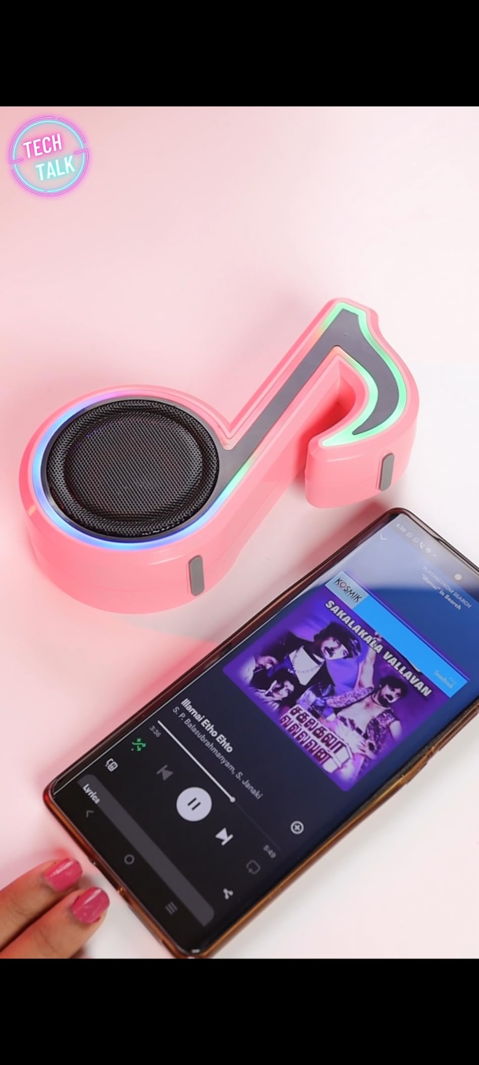 Oblivion Mini Portable Music Note Shape Speaker Subwoofer Colorful ...