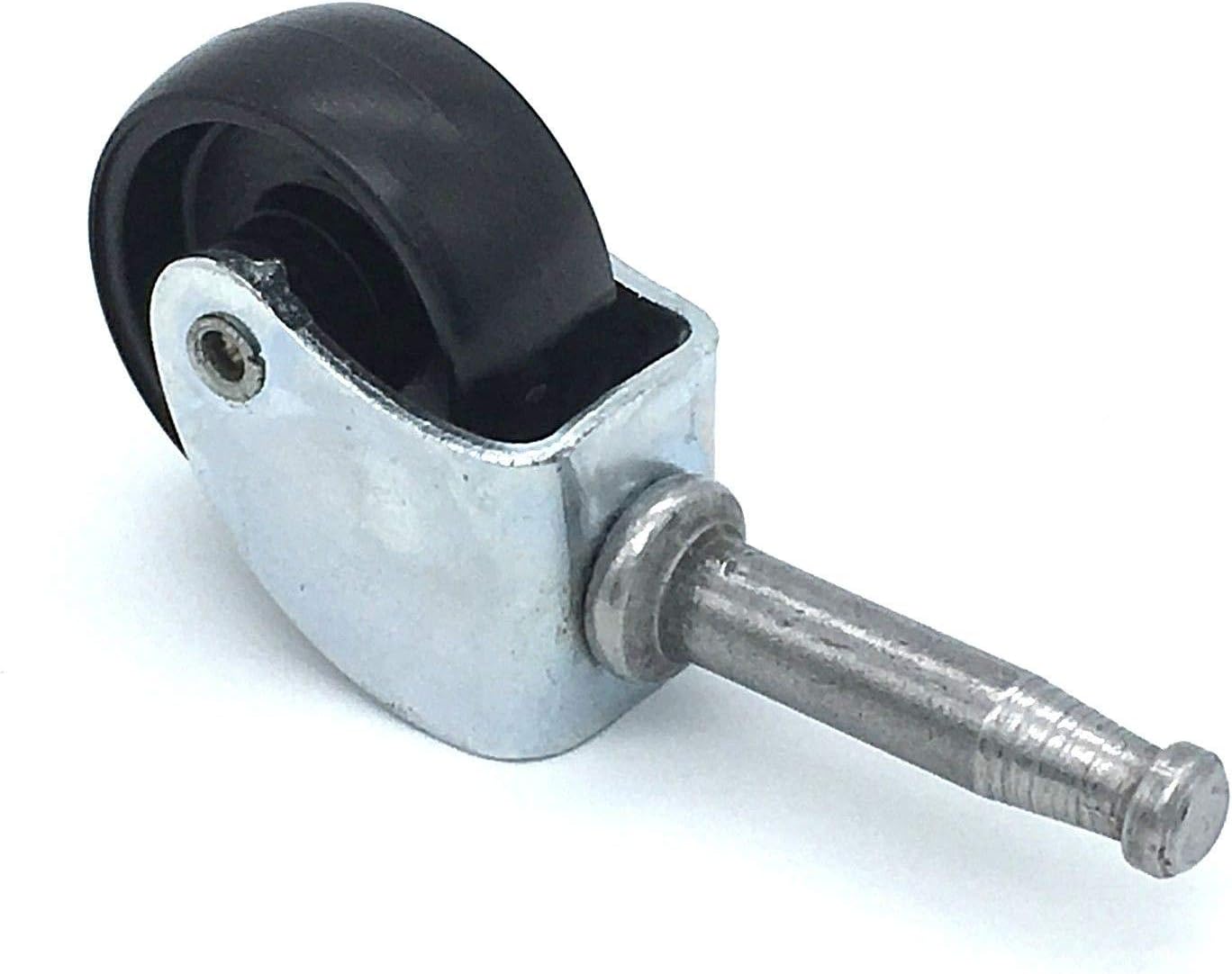 4 x Swivel Castor Wheels 30mm Easy fit Socket fix stem Furniture Caster ...