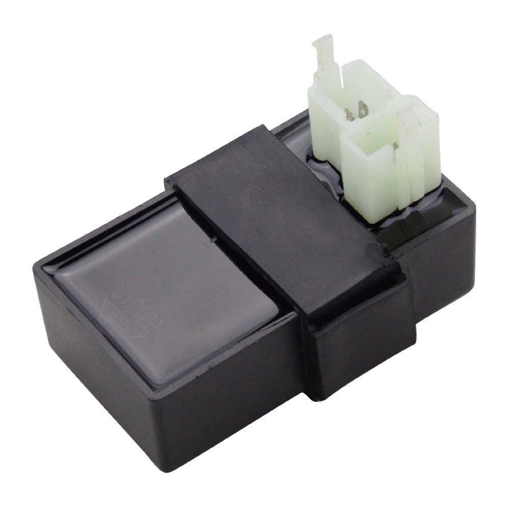 Buy GOOFIT 6 Pin DC CDI ECU REV Unit Box Replacement For CG125CC-250CC ...