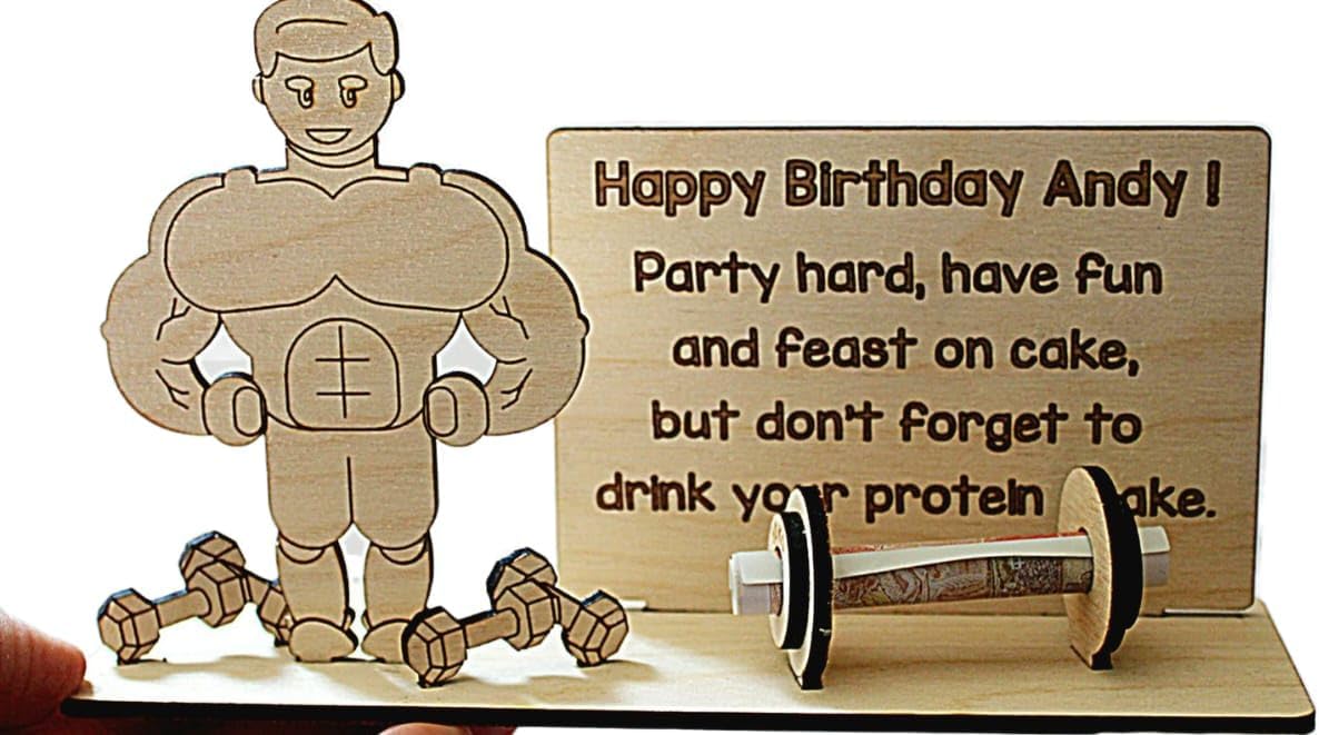 Personalised Birthday Gift, Fitness, Personal Trainer, Gym Lovers ...