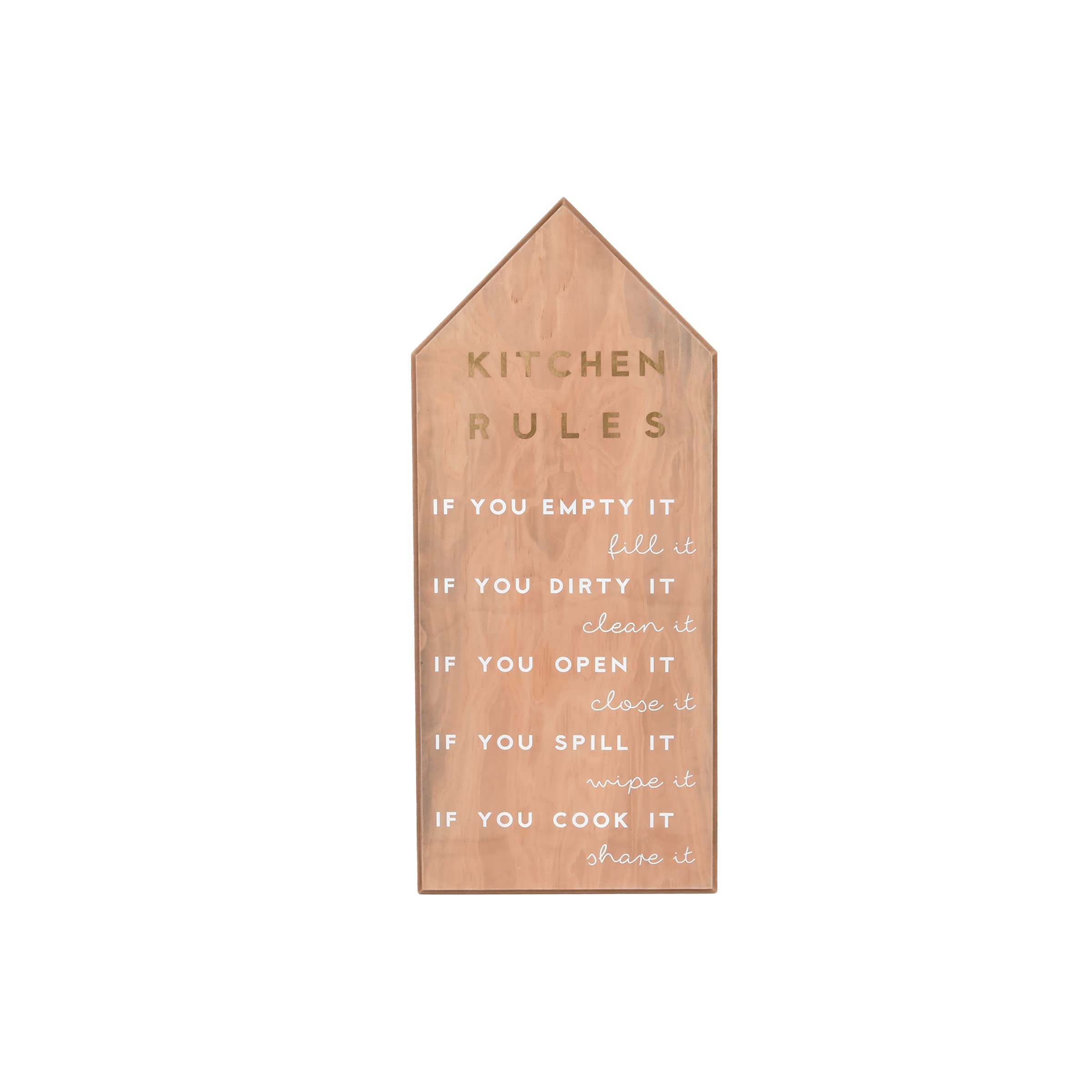 Snapklik.com : PRINZ Kitchen Rules 12" X 28" Wall Decor Plaque, Natural ...