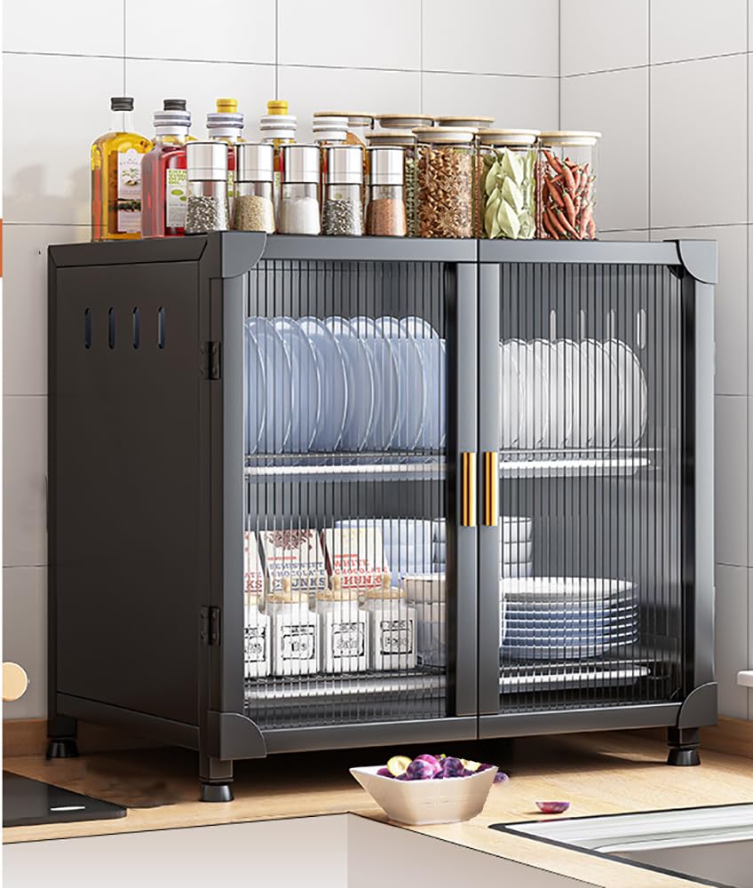 Autoysur Kitchen Countertop With Drawers Dish Cabinet Storage Cabinet ...