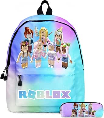 Girls Roblox Backpacks for School Glaxy Rainbow Planet Bookbags for ...