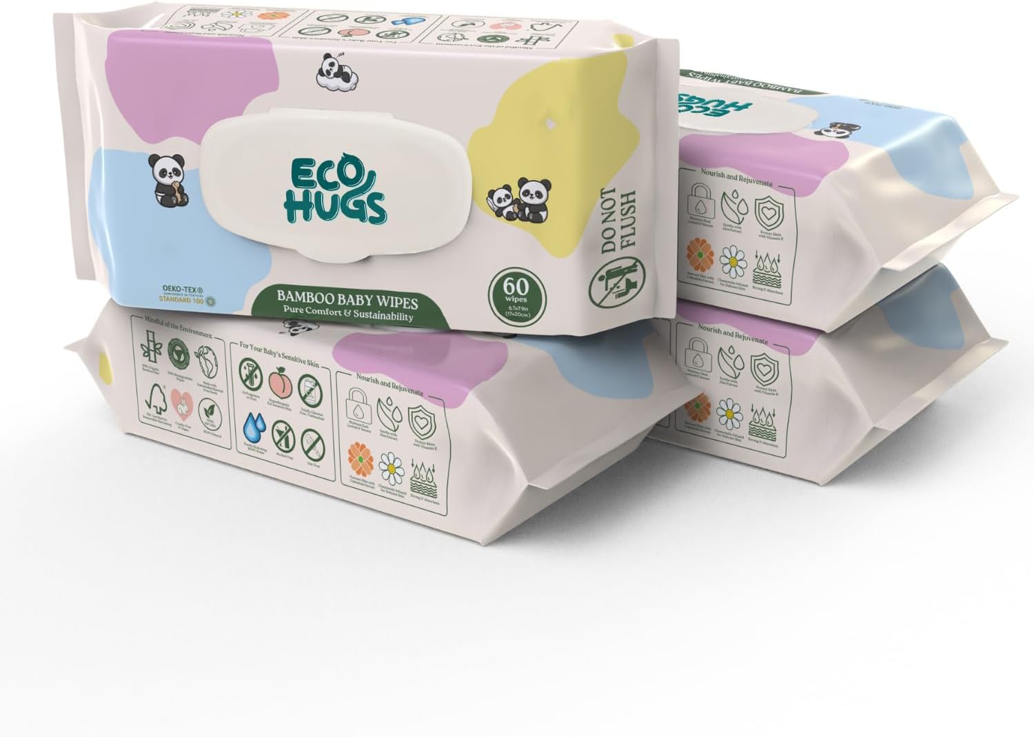 Amazon.com: Happy Little Camper Natural Flushable Wipes ...