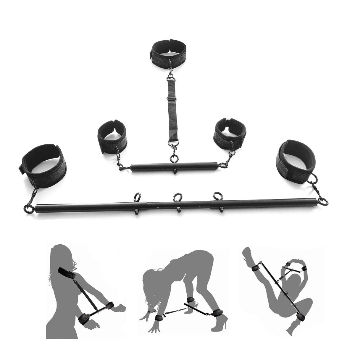 Watch Spreader Bar with Wrist Ankle Neck Collar Restraint Kits on Amazon Live