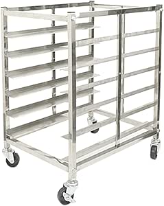 Amazon.com: Bakery Bun Pan Speed Rack,6/12-Tier Mobile Sheet Pan Rack ...