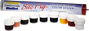 Amazon.com: Smooth-On Silc Pig™ Color Pigments for Silicone, 9-Pack ...