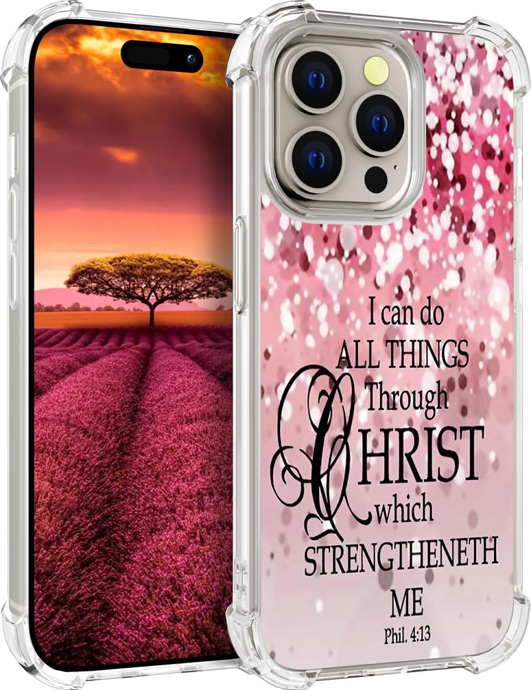 Amazon.com: Topgraph Compatible with iPhone 15 Pro Case Christian Cute ...