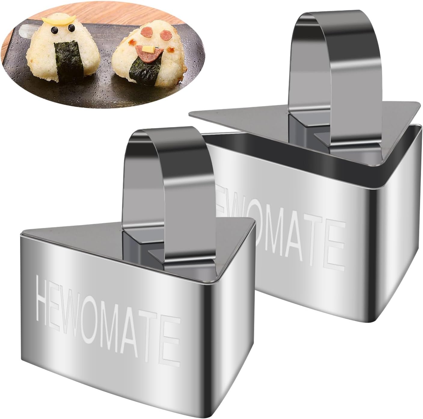 Amazon.com | DIY Triangle Sushi Mold, Food Grade BPA free Onigiri Maker ...