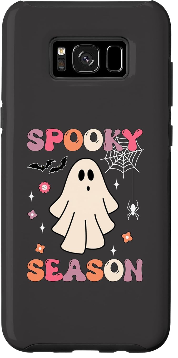 Amazon.com: Galaxy S8+ Halloween Groovy Cute Ghost Spooky Season Case ...