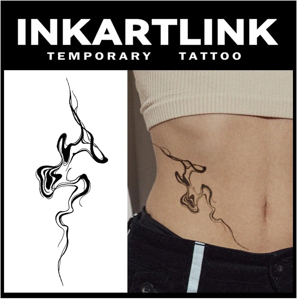 Amazon.com : INKARTLINK Tattoo Tech, 2 Sheets Medium Semi Permanent ...