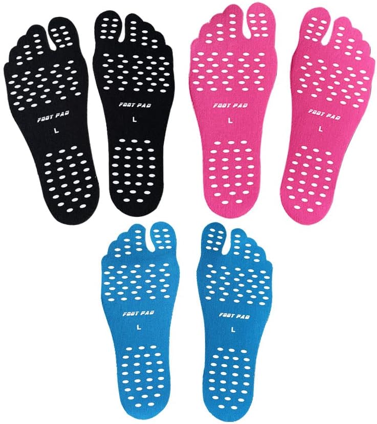 Amazon.com: Beach Foot Pads Barefoot Adhesive Invisible Shoes Stick on ...