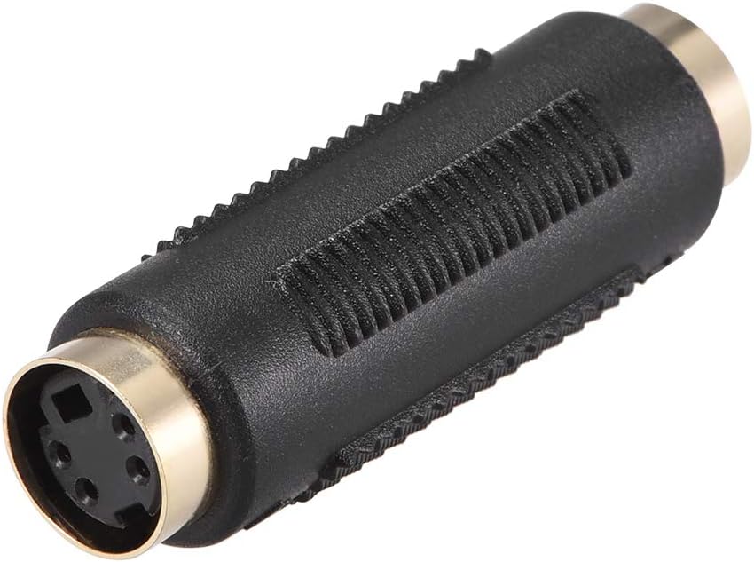 Amazon.com: uxcell S-Video 4 Terminal Female to Female Connector Mini ...