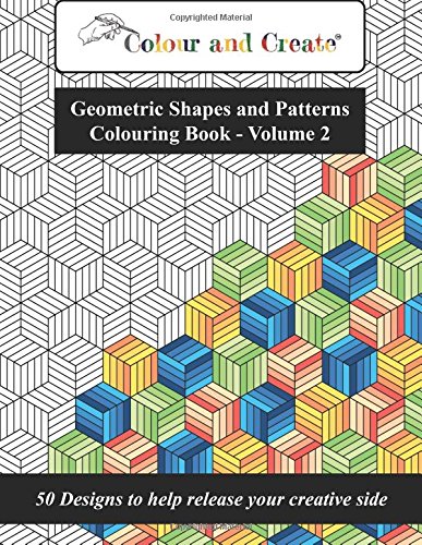 Amazon.com: Colour and Create - Geometric Shapes and Patterns Colouring ...