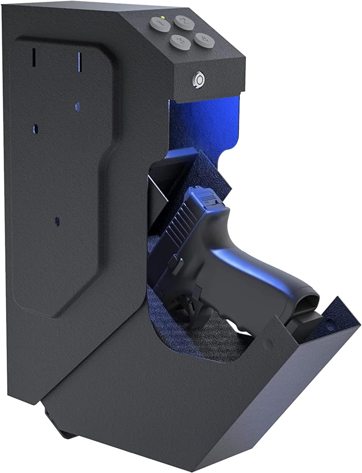 Amazon.com: GOJOOASIS Gun Safe Quick Access Under Desk Pistol Security ...