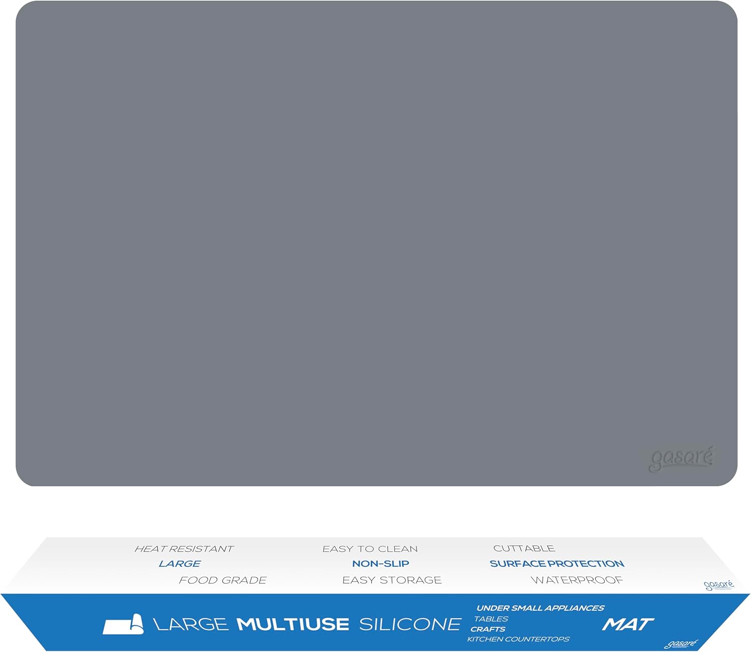 Amazon.com: GASARÉ, Extra Large, Thick, Silicone Mat for Kitchen ...