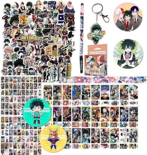 Amazon.com: Hero Academia Stickers Gift Set - 73 Pcs Anime Cartoon ...