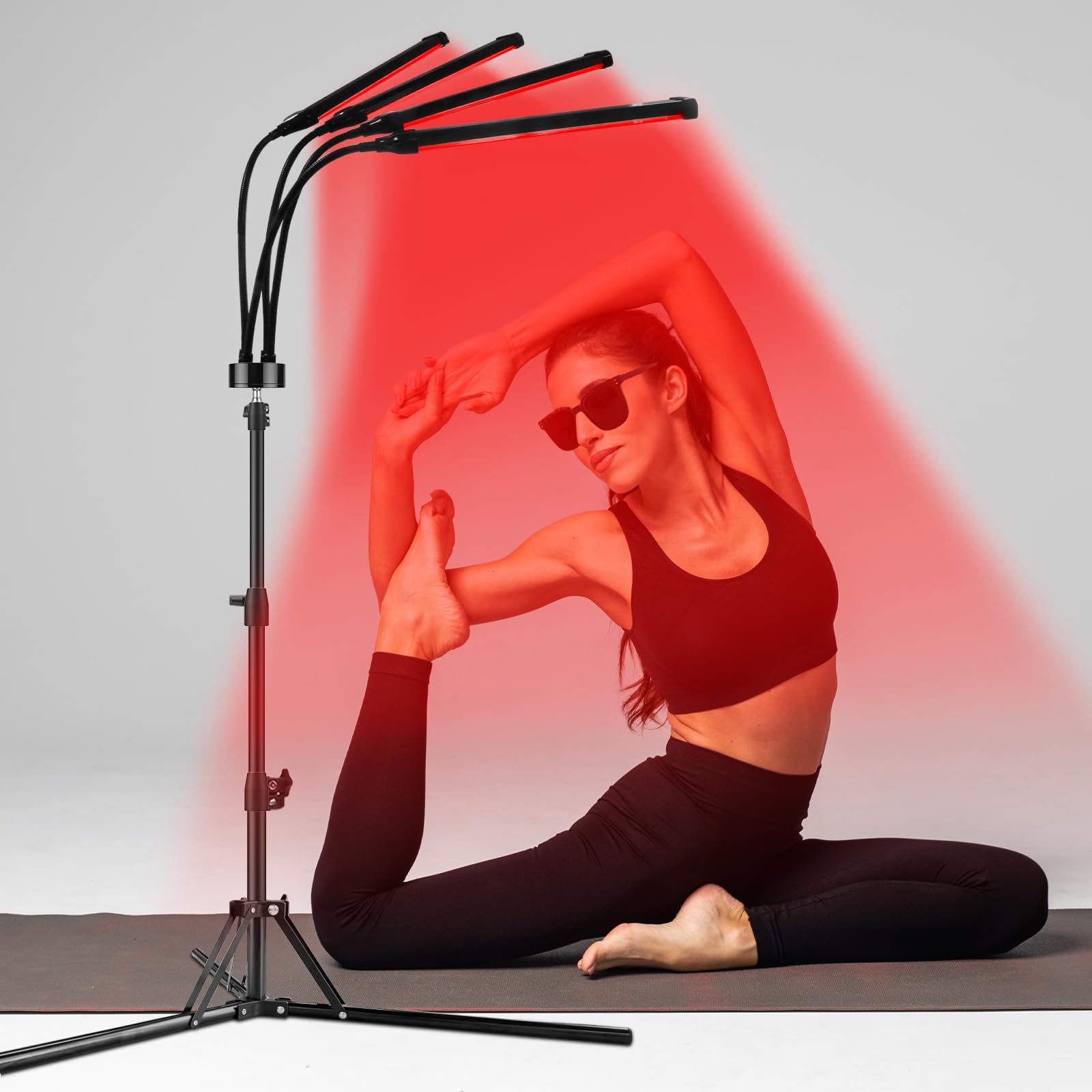 Shyineyou LED Red Light Lamp, 850nm&660nm 180LEDs Infrared Light Lamp ...