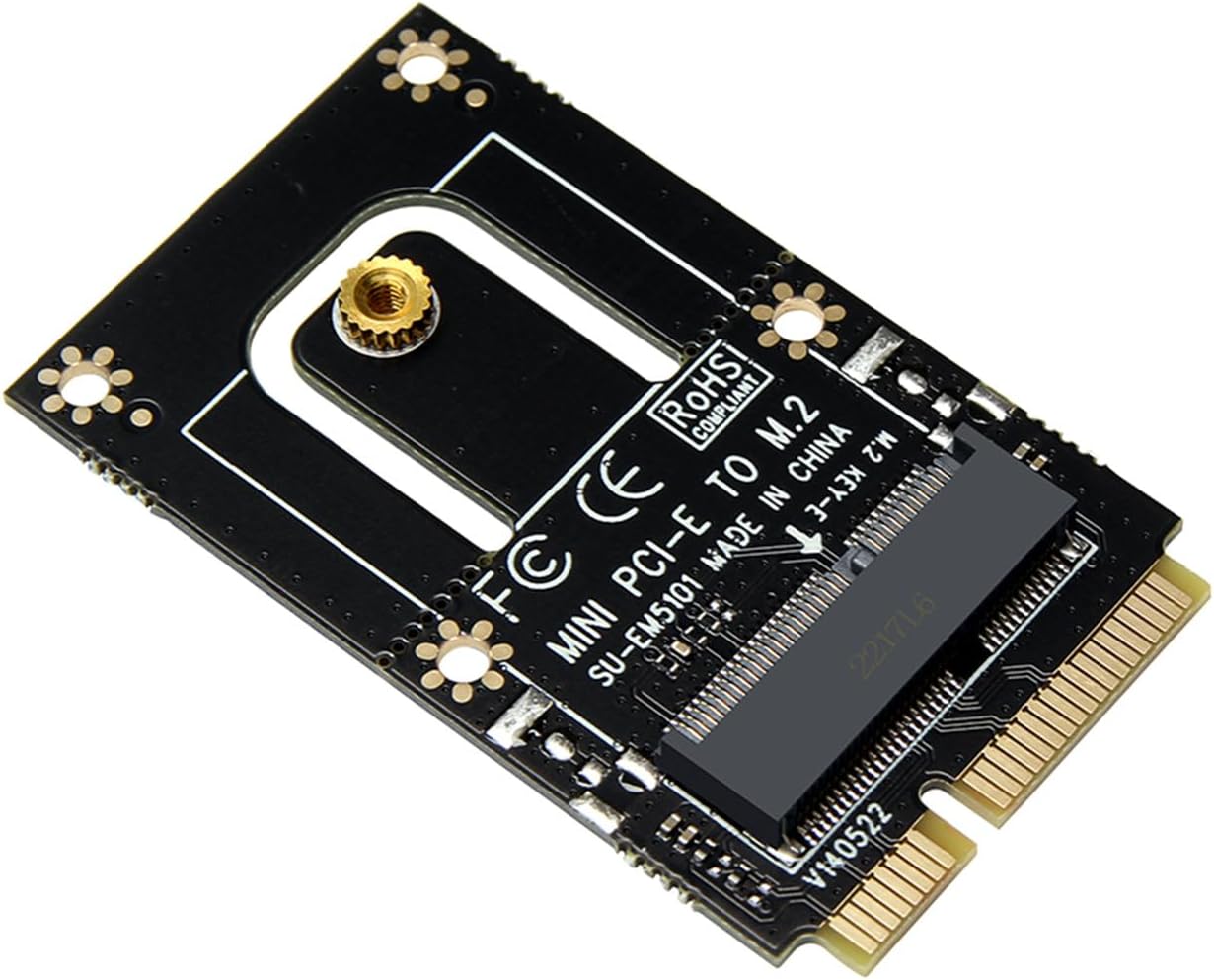 Interface M2 Key NGFF E Interface M.2 NGFF vers Mini PCI-E Adaptateur ...