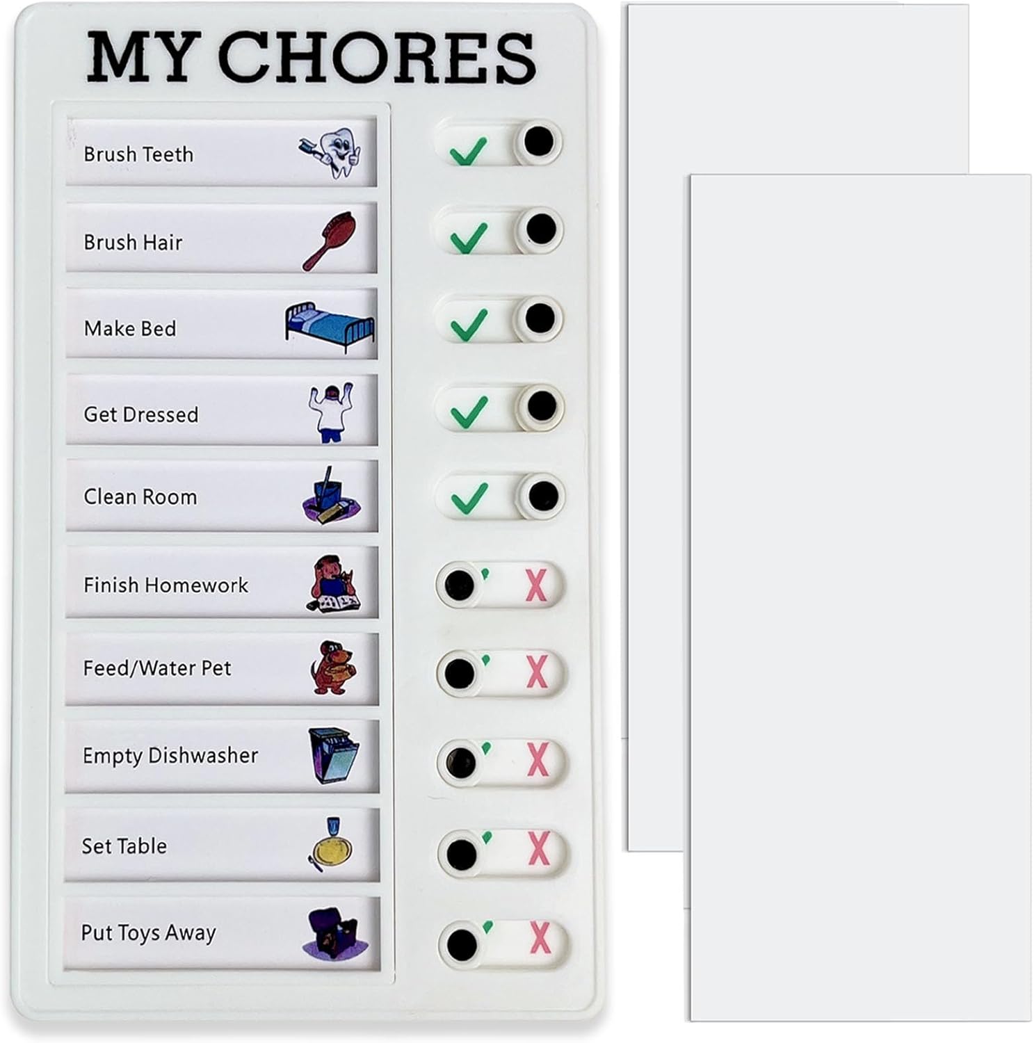 Chore Chart Memo Checklist Board Diário para Fazer Lista Planner