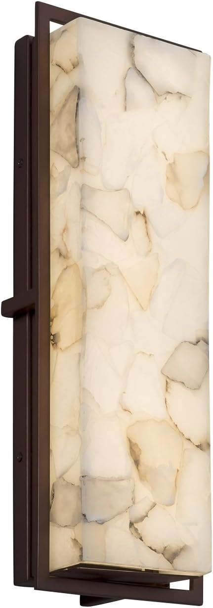 Alabaster Rocks! - Avalon Large LED Outdoor Wall Sconce with Alabaster ...