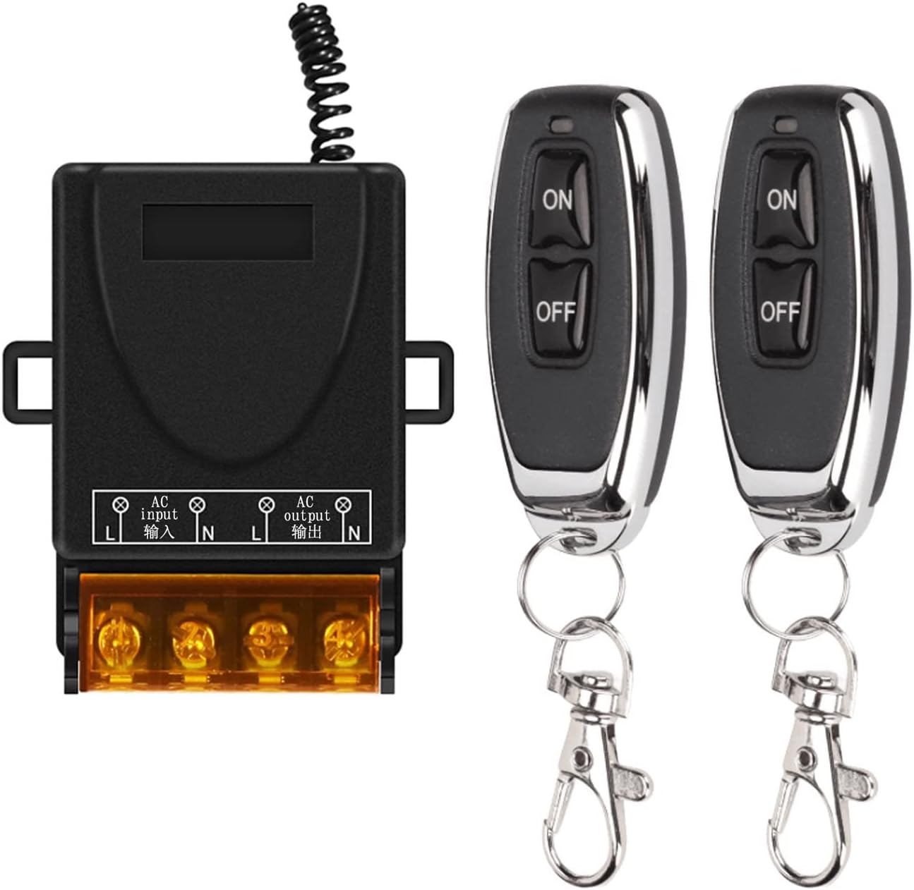 AC 110V 220V 240V Remote Control Switch 433mhz 30A Wireless Relay ...