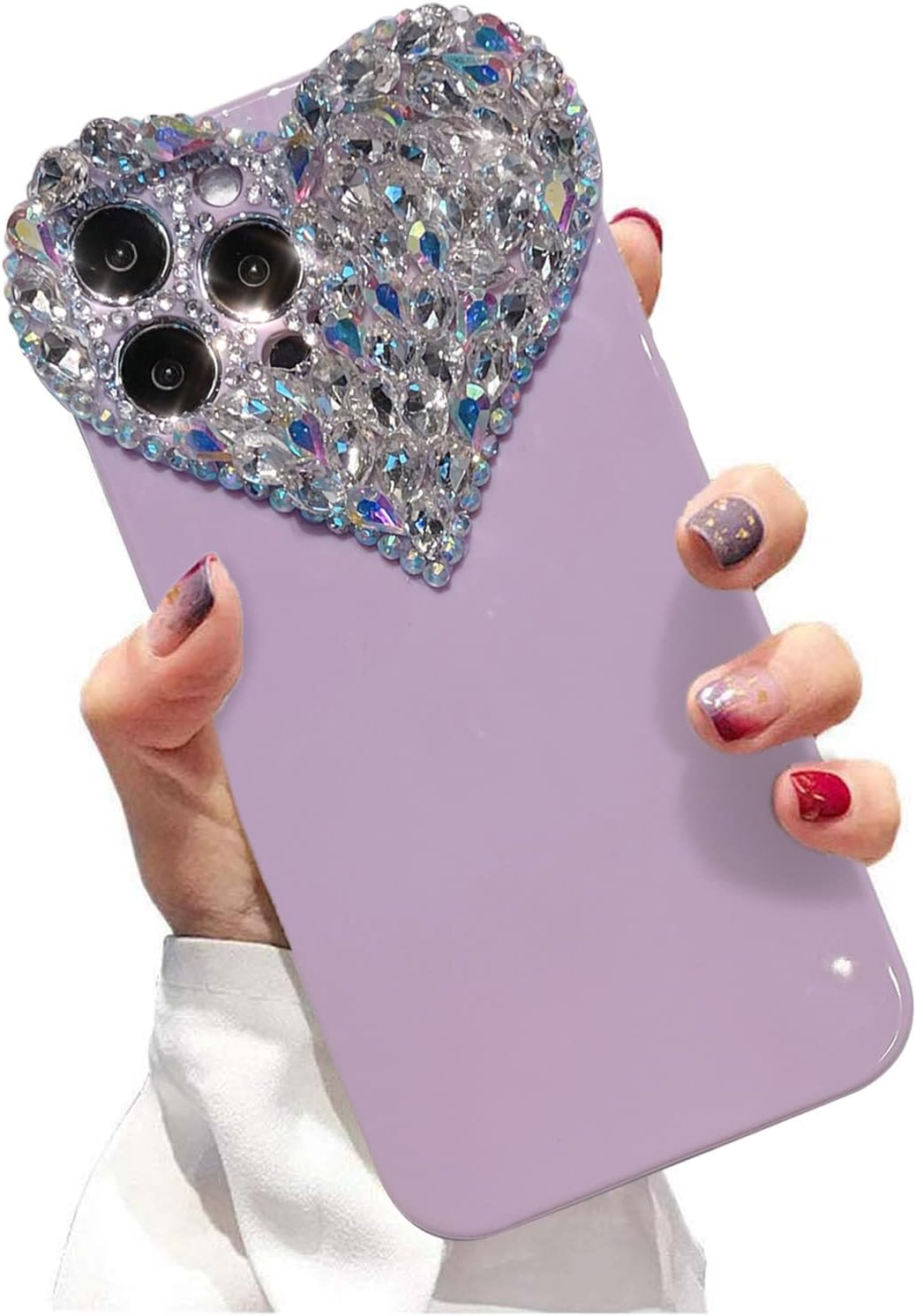 Amazon.com: ENYTDMO Cute iPhone 12 Pro Max Case 3D Glitter Sparkle ...