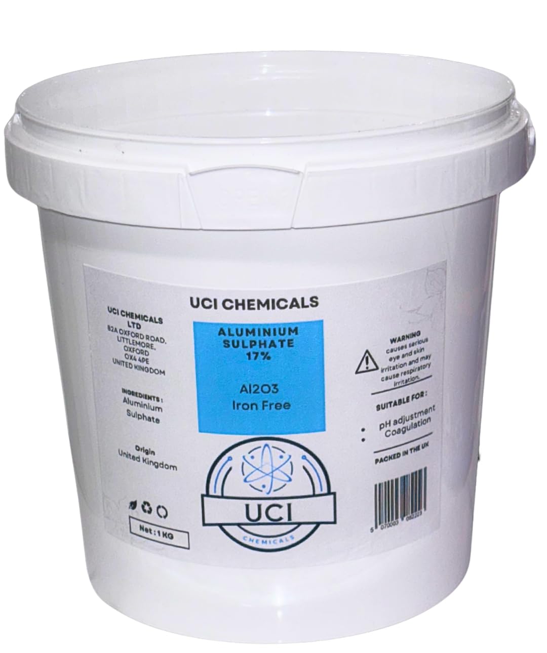 Aluminium Sulphate 1kg, Alum Al2(SO4)3, Aluminium-Based Coagulant ...