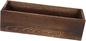 Amazon.com : Leefasy Rustic Wooden Flower Box, Wood Planter Box, Unique ...