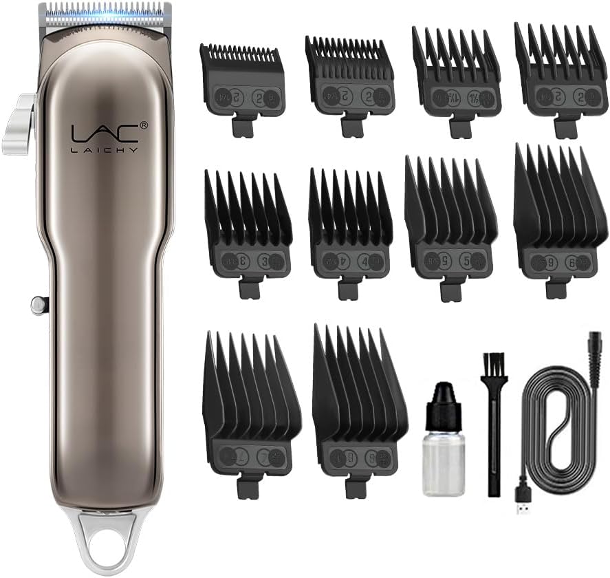 Amazon.com: LAC LAICHY Hair Clippers for Men Hair Trimmer Beard Trimmer ...