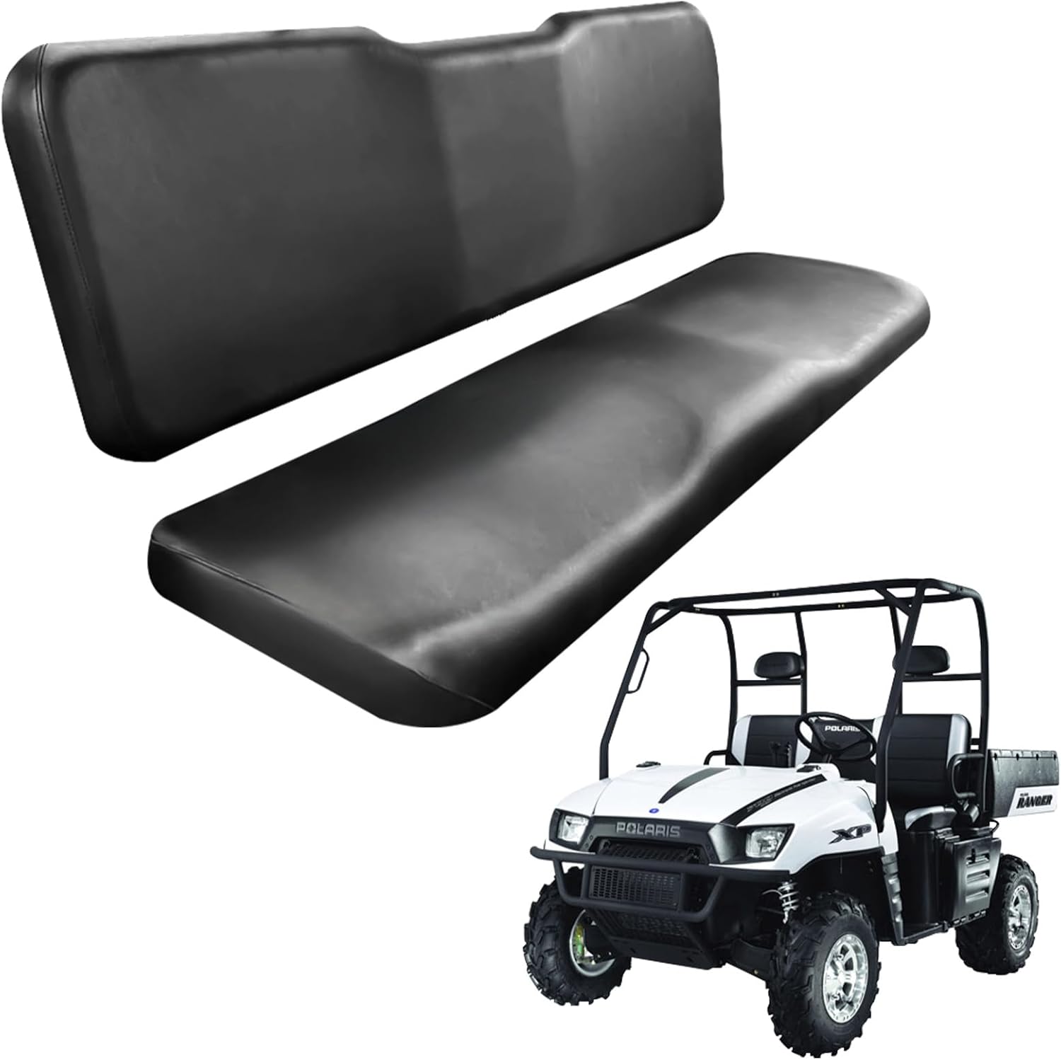 Amazon.com: F FINEC Front Bench Seat Cover with Backrest Cover ...