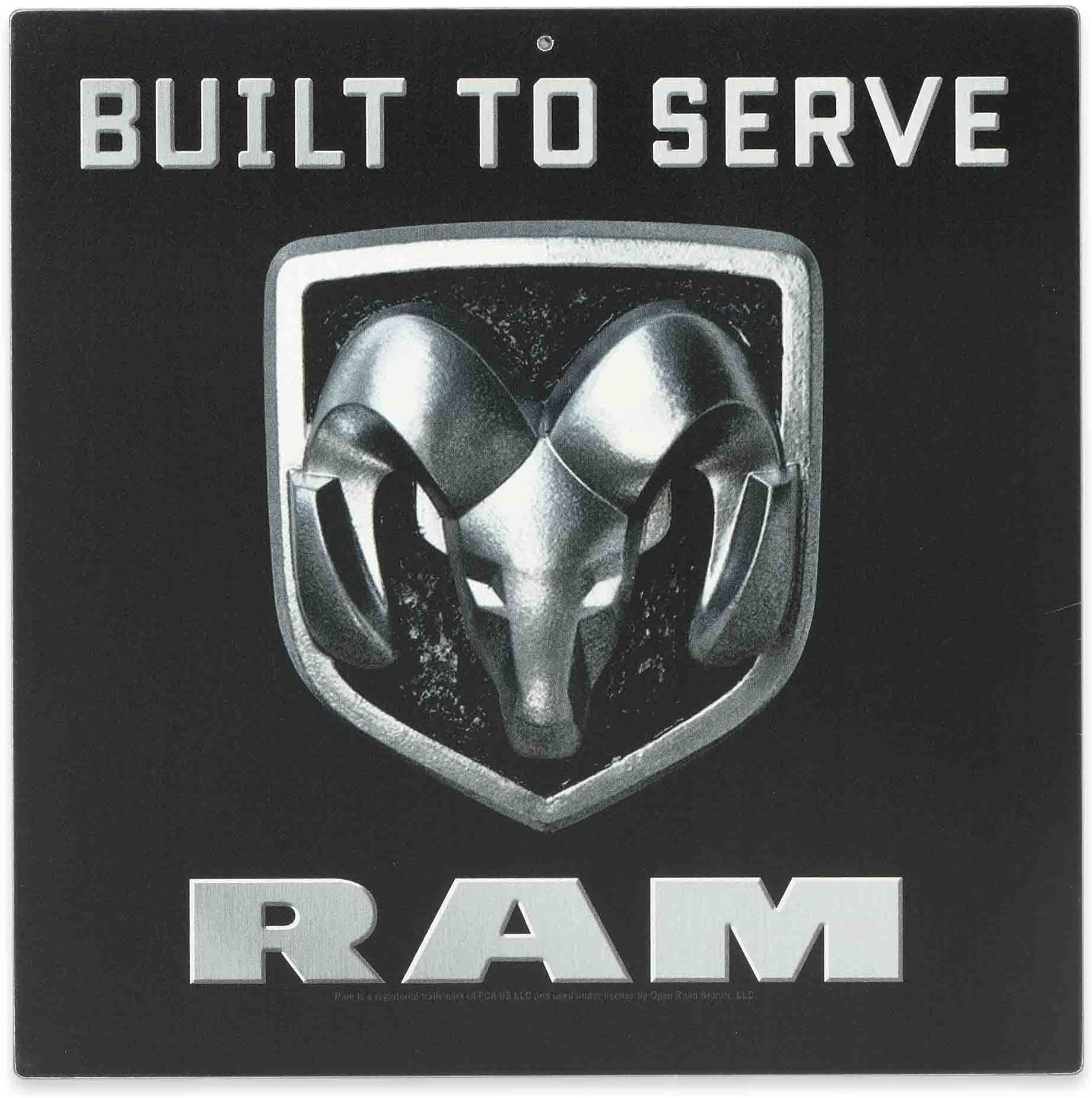 Amazon.com: Dodge Ram Built to Serve Metal Sign - Vintage Dodge Ram ...