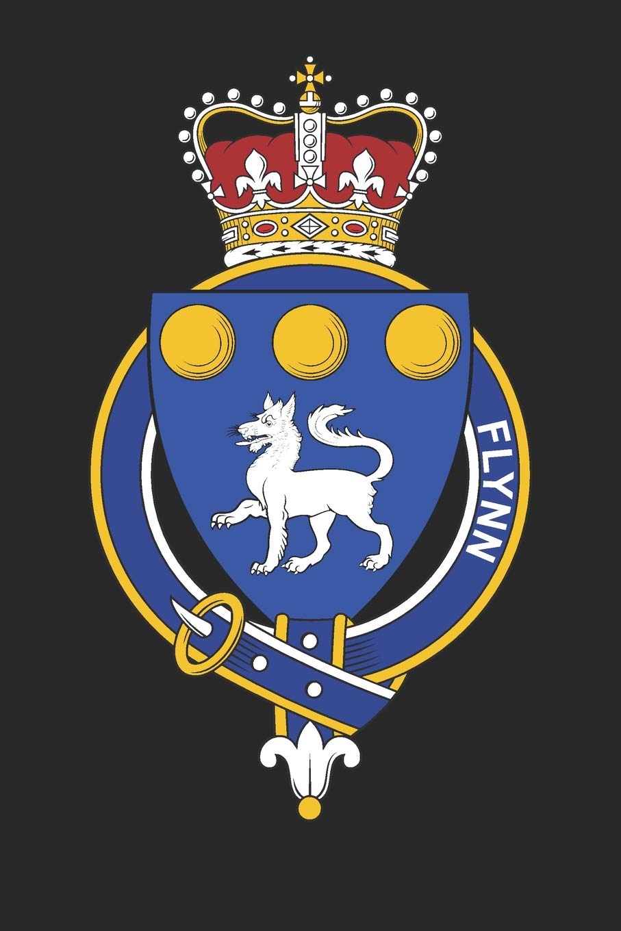 Flynn Family Crest Flynn Or O'Flynn Crest Coat Of Arms