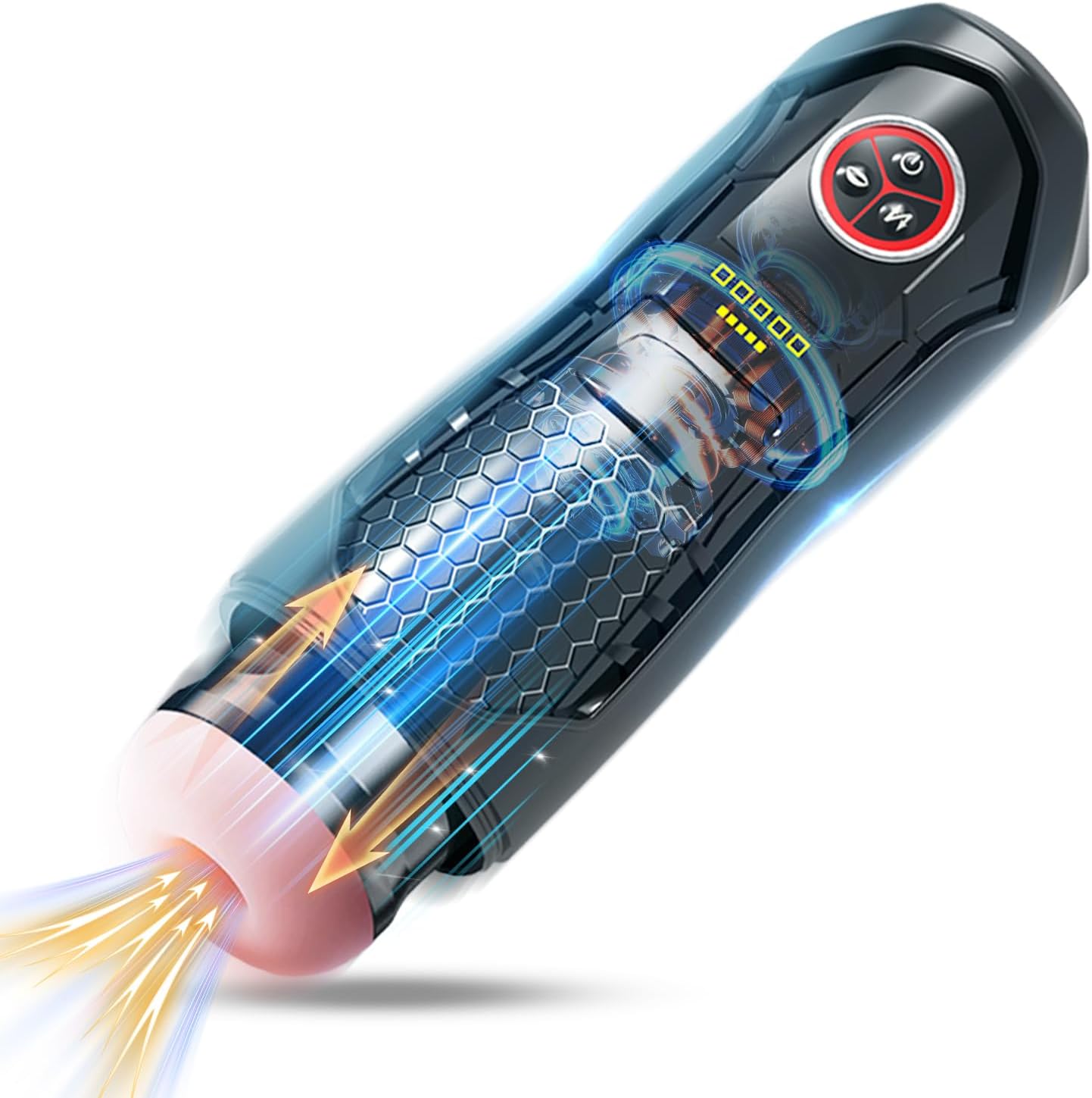 Amazon.com: Male Masterburbatar Hands Free Heat Stroking Viboators Sucking Thrusting Machine ...