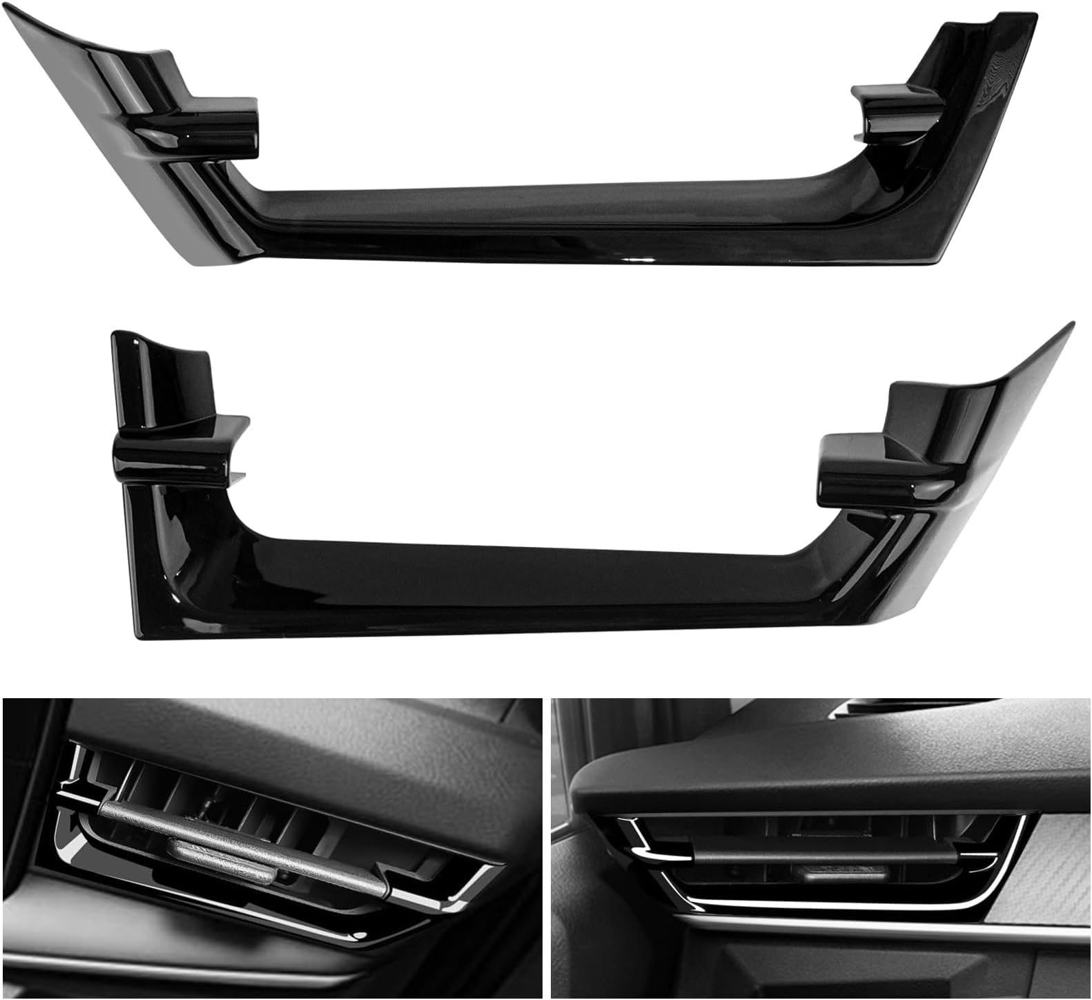 Amazon | 日産ノート E13 オーラ FE13 e-POWER（eパワー） サイドダクトパネル エアコン吹き出し口 アクセサリーステンレス製 (ブラックヘアライン) | インテリア ...