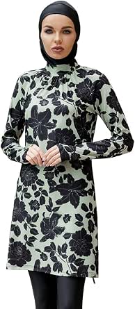 AFAVOM Women Muslim Swimsuits Modest Islamic Arabic Bathing Suits Full ...